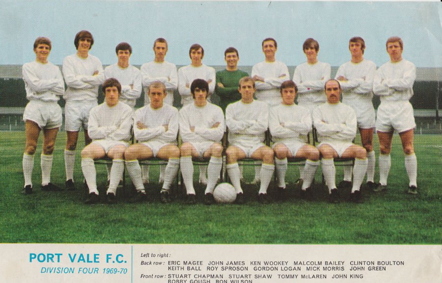 Photo Essay: The 1970 Port Vale promotion winning team in colour ...