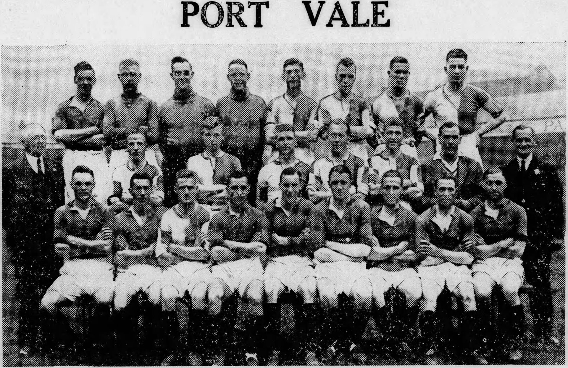 Read profiles of the 1932-33 Port Vale squad - onevalefan.co.uk