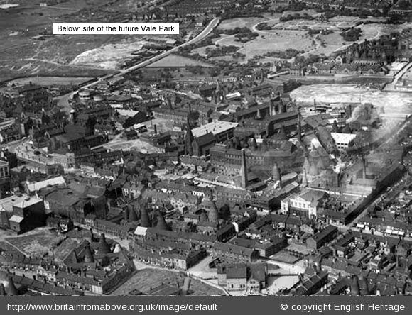 Photo shows Burslem without Vale Park - onevalefan.co.uk