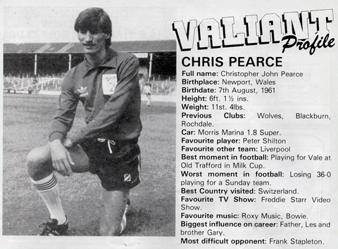 Chris Pearce interview - onevalefan.co.uk