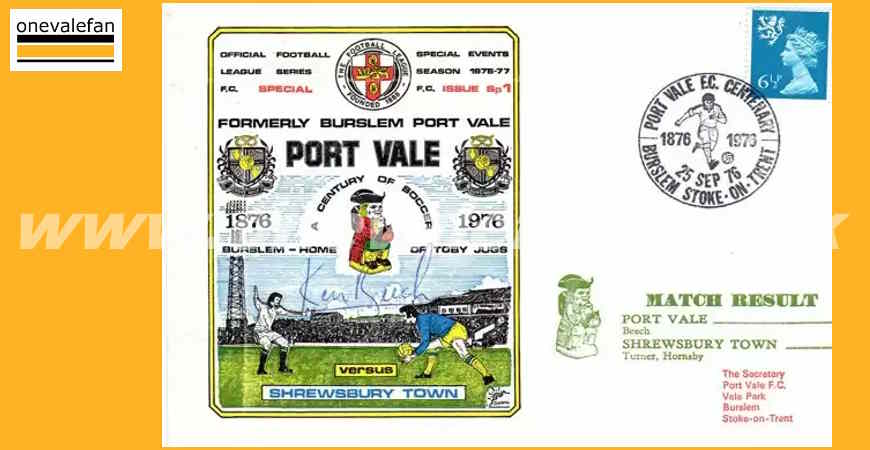 Photo Essay: two Port Vale related first-day covers - onevalefan.co.uk
